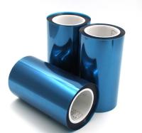 China Single Side Adhesive High Clear Blue PET Protective Film ISO9001 for sale
