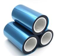 China Single Side Adhesive High Clear Blue PET Protective Film ISO9001 for sale