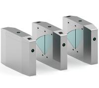 China 316SS Swing Barrier Turnstile Gate Wing Direct Drive Optical Flap Barrier Gate for sale