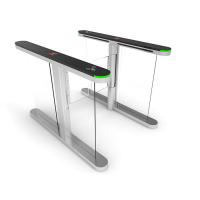 China Anti Follow Flap Barrier Turnstile Gate Tempered Glass Speed Gate Turnstile for sale