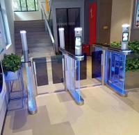 China Apartment 1.5mm SUS304 Speed Gate Turnstile With Face Recognition for sale