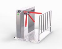 China Fingerprint RS485 Communication 304 Stainless Steel Tripod Turnstile for sale