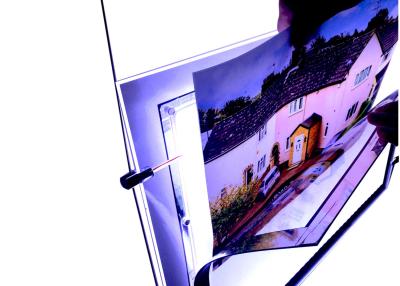 China A4 Size Crystal Outdoor Led Light Box Anti Ultraviolet for sale