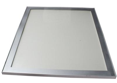 China Restaurant Silvery Lighted Picture Frame Box , Led Backlit Poster Frame For Cosmetics Shop for sale
