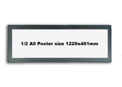 China Half A0 Led Lightbox For Home Decoration , Advertising Backlit Light Box Displays  for sale