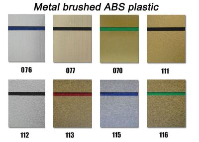 China 24” X 49” Brushed Matte Plastic Sign Board Sheet 1.35mm Thickness For Sign Making for sale