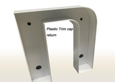 China Front Lit  3D Letter Sign Plastic Trimcaps Returns For Malls Interior Store for sale