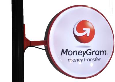 China Round MoneyGram Service Banking & Financial Institution Signs D50cm for sale