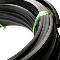 China Ozone Sealing 90 Shore A 35mm Extruded Rubber Cord for sale