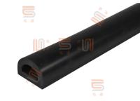 China Anti Collision Semi Circular 200mm EPDM Rubber D Fender for sale