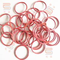 China PTFE Coated FKM O Ring 90 Shore A Rubber Sealing Molding Part for sale