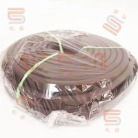 China Brown Soft Round 20mm FKM Rubber Extrusion Products for sale