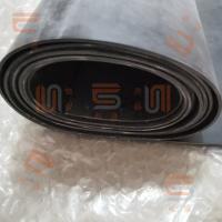 China Thin 1.2mm One Layer Polyester Fiber Fabric FKM Sheet Reinforced Rubber Sheeting for sale