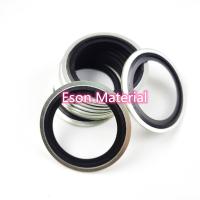 China Plain Washer For Assembly NBR/FKM Rubber And Metal Oil resistance seals for sale
