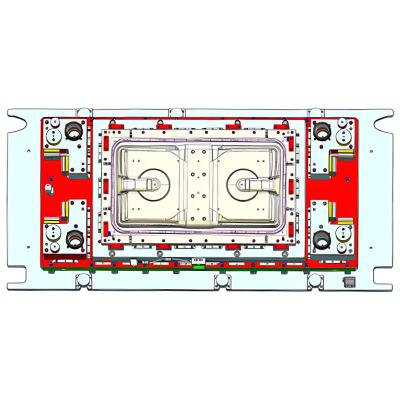 China Steel Progressive Stamping Tool For Dishwasher Tub Top 2100 X 1100MM Compound Die Stamping for sale