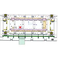 China SUS430 Sheet Metal Stage Stamping Die For Household Dishwasher Tub Wrapper 10T Weight for sale