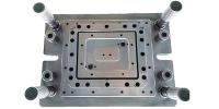 China DC04  Metal Stamping Tooling Stage Tooling Custom Metal Stamping Dies For Microwave Oven Baffle for sale