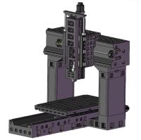 China 1600mm Gantry Type Machining Center With 6000 12000RPM Spindle Speed BT50 Taper Hole for sale