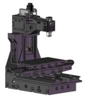 China VS140 CNC Vertical Milling Center With HT300 High Grade Castings Precision 8000 12000RPM for sale