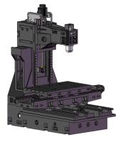 China VMC850 CNC Turning Center With HT300 High Grade Casting 3 Phase 220V 380V 415V for sale