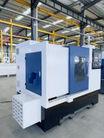 China 3 Axes Slant Bed CNC Turning Center Horizontal Lathes 600mm Z Travel for sale
