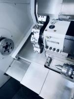 China Slant Bed CNC Horizontal Lathe 6000r/Min 8 6 4 Tool Post Stations X Axis Z Axis Turning Center for sale