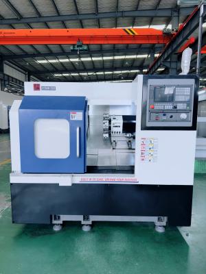 China Slant Bed CNC Horizontal Lathe 6000r/Min X Axis Z Axis 8 6 4 Tool Post Stations for sale