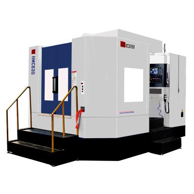 China HMC500 4-Axis Medium CNC Horizontal Machining Center , BT40 Spindle , KND System , Positioning Accuracy up to 0.003mm for sale