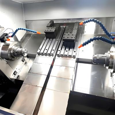 China ET05P  High Precision CNC Slant Bed Double Spindle Automatic Multifunctional Tool Lathe for sale