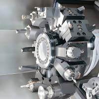 China HT05DSZY Digital Medium Duty Y-Axis Turning Center Double Spindle High Productivity for sale