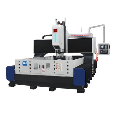 China Precision Automatic CNC Gantry Drilling Machine BT40 Spindle Large Metal Plate Drilling Tapping Milling for sale