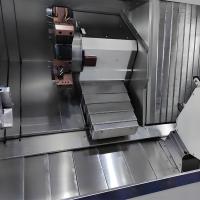 China HTL110 High Precision CNC Turning Center Large Capacity Lathe with Servo Turret Tailstock Heavy Duty Metal Machining for sale