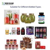 China Stainless Steel Fully Automatic Snack Food Cans and Bottle Filling Machine Capping Machine Labeling Machine for sale