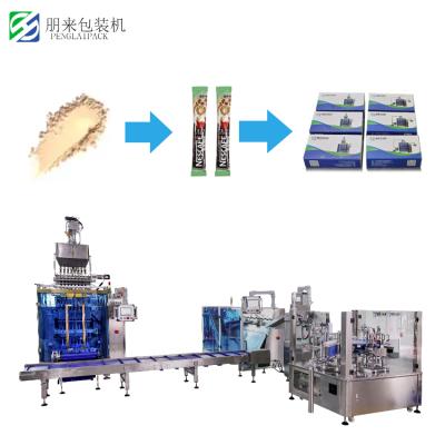 China Automatic Multi Lane Sachet Packing Line Machine for Honey Ketchup Juice Stick Bag for sale