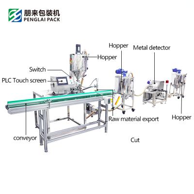 China SUS304 Peanut Butter Filling Machine Automatic With Rotor Pump for sale