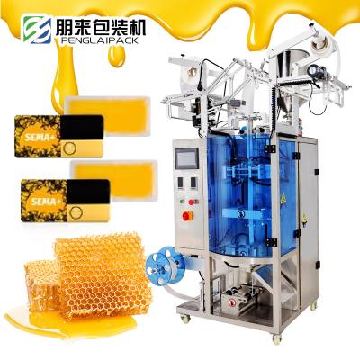 China Automatic Liquid Packaging Machine with PLC Control, Food-Grade 304 Stainless Steel, and 30-50bags/min Packing Speed for Honey and Irregular Bags for sale