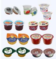 China Double Head Automatic Filling Sealing Machine for Sauce Ketchup Paste Cup for sale