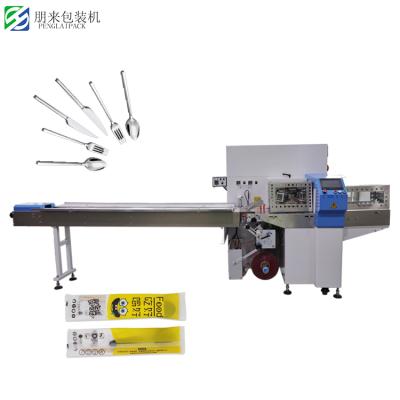 China High Speed Automatic Servo Pillow Wrapper for Bakery Candy Hardware for sale