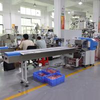 China Fully Automatic Horizontal Packaging Machine with PLC Control System Three Servos and 80-150bags/min Speed for sale