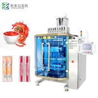 China 1200 Bags Min Gel Ice Pack Machine Ice Pop Sachet Filling Sealing Machine Multi Function Auger Powder Filling Machine Honey Sauce Sachet Packaging Machine Lolly Pop Sachet Filling Sealing Machine for sale