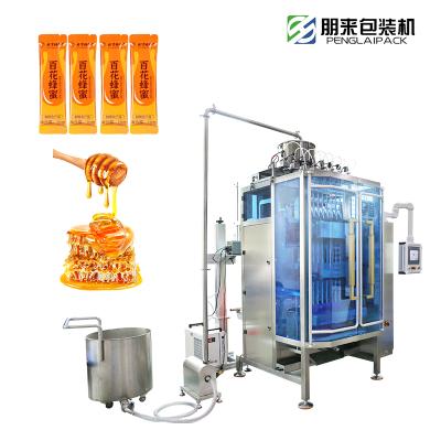 China Fully Automatic Multilane Liquid Sachet Creamy Dressing Filling Machine for sale