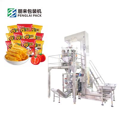 China Multi Function weighing packaging machine 10-14 head packing machine potato chips packaging machine vacuum packaging machine weight packing machine for sale