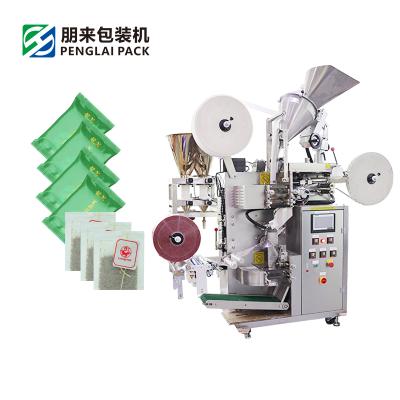 China Automatic Double Chamber Tea Bag Packing Machine with Inner Filter Paper Sachet and Outer Envelope Packing Equipment for sale