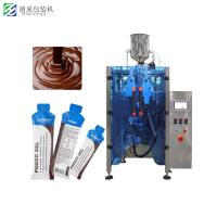 China Full Automatic Irregular Sachet Back Side Sealing Sachet Packaging Machine for Energy Gel Liquid Juice Seasoning Sauce for sale