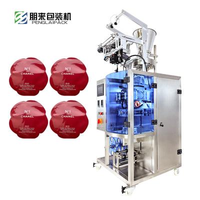 China Automatic Irregular Shaped Shampoo Sachet Packing Machine New Film and Plastic/Paper Foil for Food Filling Pouch Packaging for sale
