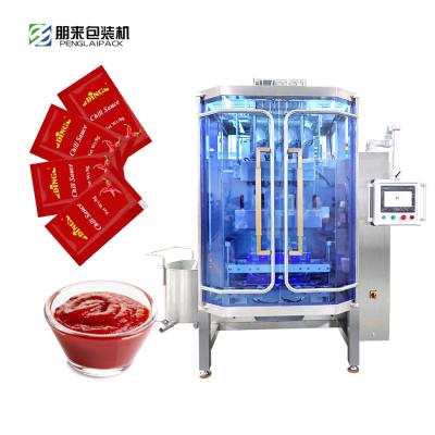 China OEM/ODM Vertical 4 Sides Seal Bag Ice Lolly Filling Machine Multi lane Packing Machine for Sachet Ice Pop for sale