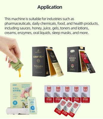 China Automatic Honey Packing Machine for Single Serve Honey Sachet Packaging with Card Bag Filling Sealing for sale