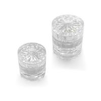 China 15g 30g Cosmetic Packaging Jar Airless Plastic Cream Jar With Two Sizes for sale