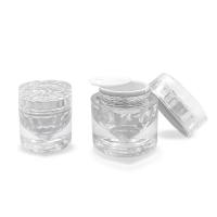 China 15g 30g Cosmetic Packaging Jar Airless Plastic Cream Jar With Two Sizes for sale