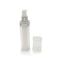 China PMMA  Acrylic Foundation Pump Bottle Empty Makeup Bottle 33*30*158mm for sale
